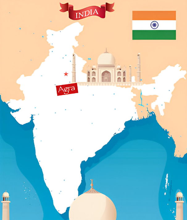 Navigate to the Taj Mahal: A Map to India’s Timeless Wonder - Tickets ...